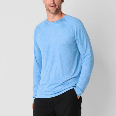 Xersion Activated Cooling Mens Crew Neck Long Sleeve Moisture Wicking ...