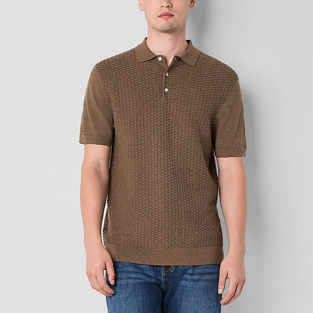 Click here for mutual weave Mens Regular Fit Short Sleeve Polo Sh... prices