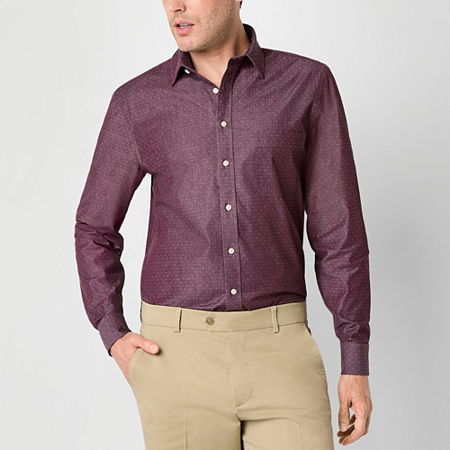 Click here for Stafford Mens Long Sleeve Regular Fit Button-Down... prices