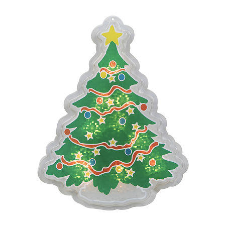 Click here for Northlight 12.5in Prelit Tree Christmas Window Dec... prices