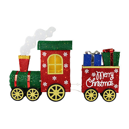 Click here for Northlight Lighted Train Christmas Yard Art  One S... prices