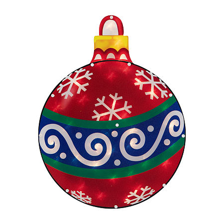 Click here for Northlight 19.5in Prelit Ornament Christmas Window... prices