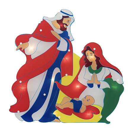 Click here for Northlight 17.75in Prelit Holy Family Nativity Chr... prices