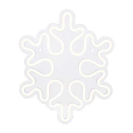 Click here for Northlight Neon Style Snowflake Christmas Window D... prices