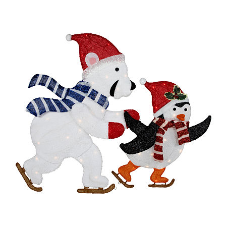 Click here for Northlight Lighted Ice Skating Christmas Yard Art... prices