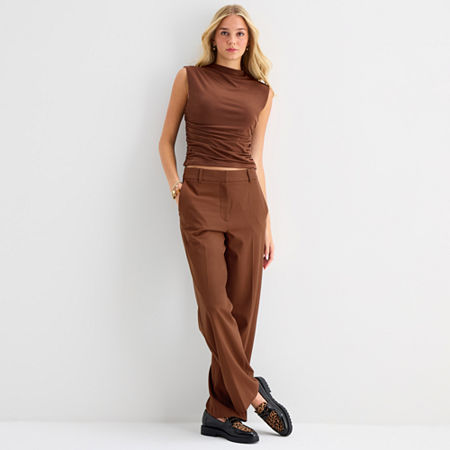 Click here for by&by Womens Wide Leg High Rise Juniors Trouser  0... prices