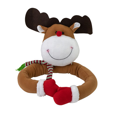 Click here for Northlight 26in Plush Reindeer Christmas Tree Topp... prices
