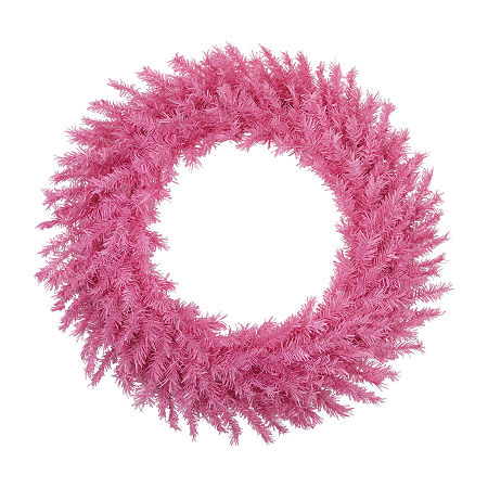 Click here for Northlight Pink Spruce Unlit Wreath  One Size  Pin... prices