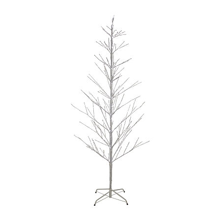 Northlight Led Lighted Birch Christmas Twig Tree With Pure White Lights  6 - White