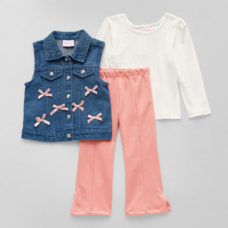 Click here for Little Lass Toddler Girls 3-pc. Pant Set  4t  Blue prices