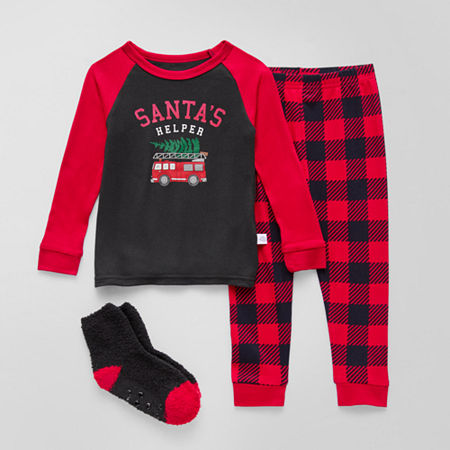 Click here for Sleep On It Gift Set Toddler Boys Crew Neck Long S... prices