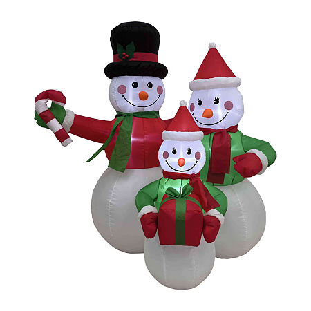 Click here for Northlight Snowman Family Christmas Inflatable  On... prices