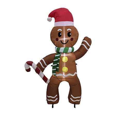 Click here for Northlight Gingerbread Man Christmas Inflatable  O... prices