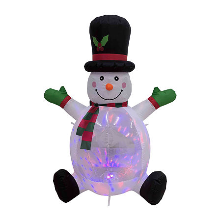 Click here for Northlight Snowman With Hat Christmas Inflatable... prices