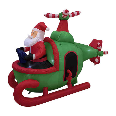 Click here for Northlight Santa With Helicopter Christmas Inflata... prices