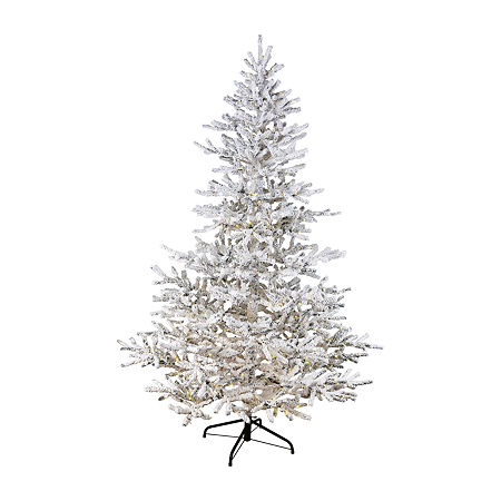Click here for Northlight Led Flocked Garden 6 1/2 Foot Pre-Lit C... prices