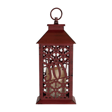 Click here for Northlight Snowflakes Joy Candle Decorative Lanter... prices