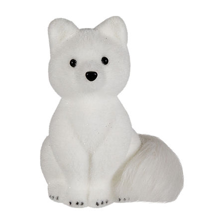 Click here for Northlight Sitting Artic Fox Pup Christmas Tableto... prices