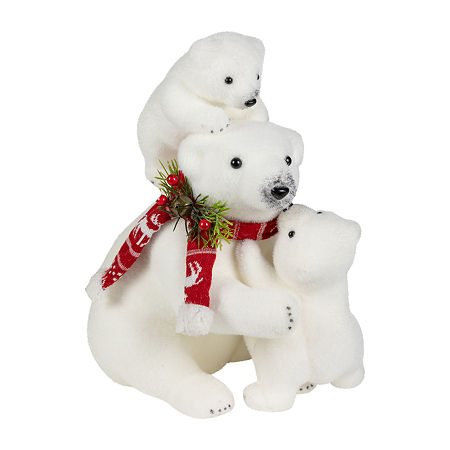 Click here for Northlight 13.5 Polar Bear And Cubs Christmas Tabl... prices