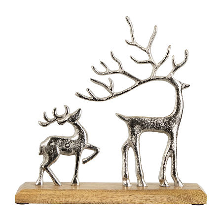 Click here for Northlight 10.25 Reindeer And Metal Christmas Tabl... prices