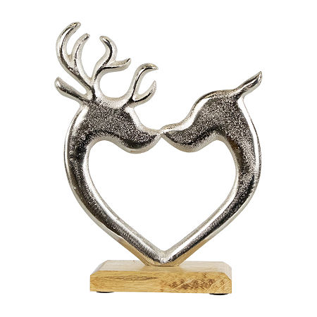 Click here for Northlight 10 Kissing Reindeer Metal Christmas Tab... prices