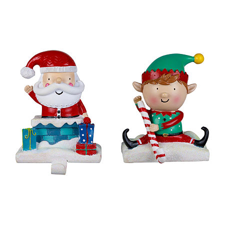 Click here for Northlight 5 Santa And Elf Christmas Stocking Hold... prices