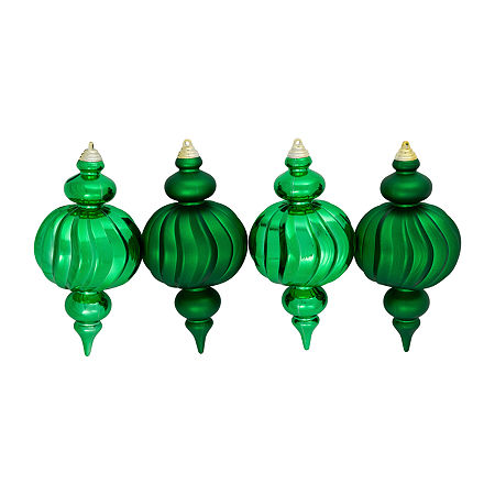 Click here for Northlight 10 Shatterproof Finial 4-pc. Christmas... prices