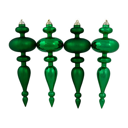 Click here for Northlight 14 Shatterproof Finial 4-pc. Christmas... prices