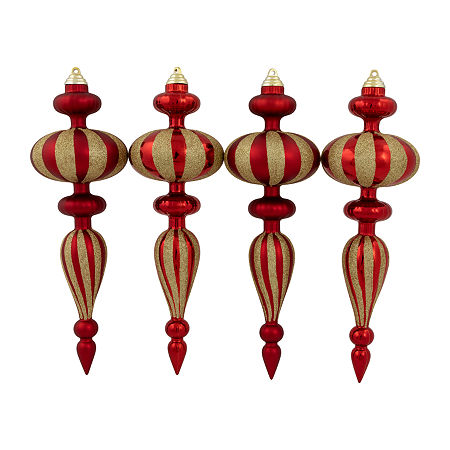 Click here for Northlight 14 Shatterproof Finial 4-pc. Christmas... prices