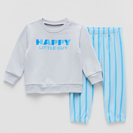 Click here for Okie Dokie Baby Boys 2-pc. Pant Set  Newborn  Gray prices