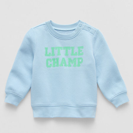 Click here for Okie Dokie Baby Boys Round Neck Fleece Long Sleeve... prices