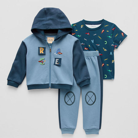 Click here for Little Stitch Race Car Toddler Boys 3-pc. Pant Set... prices