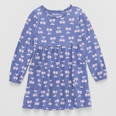 Click here for Thereabouts Little Girls Long Sleeve A-Line Dress... prices