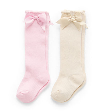 Click here for Stepping Stone Baby Girls 2 Pair Knee High Socks... prices