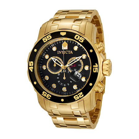 Click here for Invicta Pro Diver Mens Gold Tone Stainless Steel B... prices