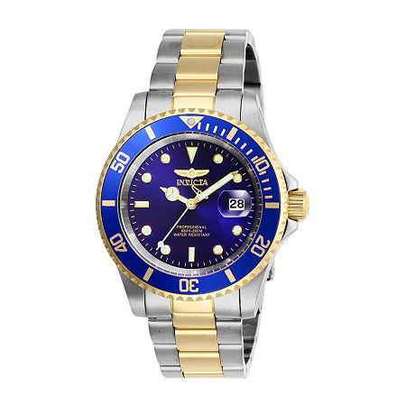 Click here for Invicta Pro Diver Mens Two Tone Stainless Steel Br... prices