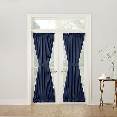 Click here for Grant Room Darkening Rod Pocket Door Curtain Panel... prices