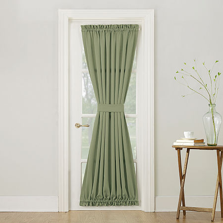 Click here for Grant Room Darkening Rod Pocket Door Curtain Panel... prices