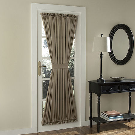 Sun Zero Michael Room Darkening Door Curtain Panel
