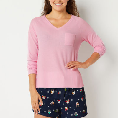 Sleep Chic Womens Pajama Flannel Pants, Color: Gingerbread - JCPenney