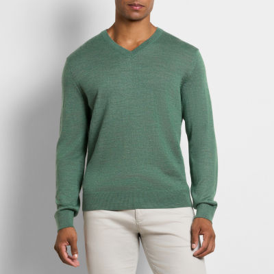 Van Heusen Mens V Neck Long Sleeve Pullover Sweater - JCPenney