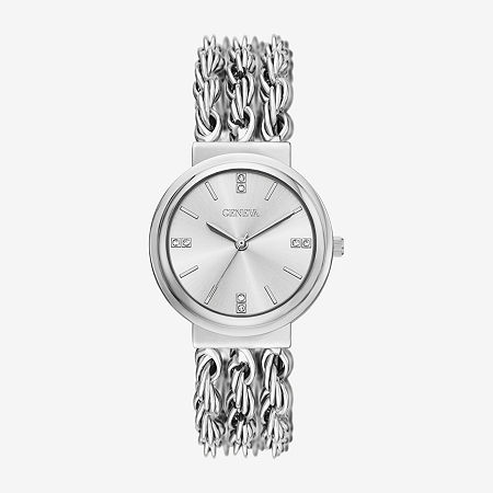 Click here for Geneva Womens Silver Tone Bracelet Watch Fmdjm313... prices