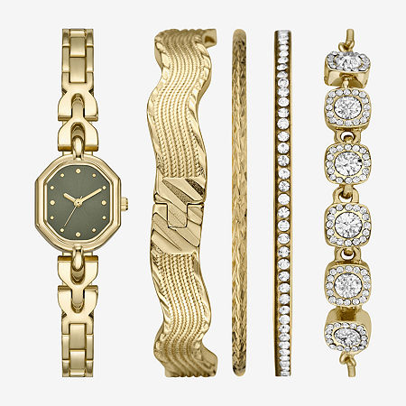 Click here for Womens Gold Tone 5-pc. Watch Boxed Set Fmdjset359... prices