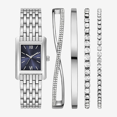 Click here for Womens Silver Tone 5-pc. Watch Boxed Set Fmdjset36... prices