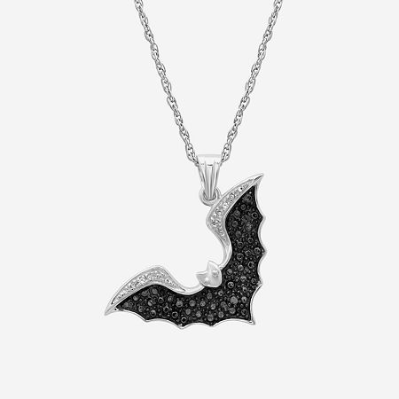 Click here for Womens Diamond Accent Natural Black Diamond Sterli... prices