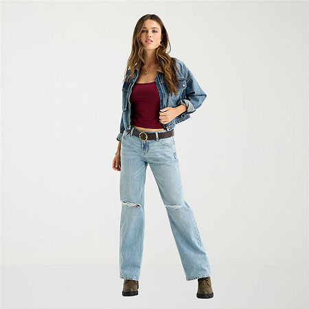 Click here for Arizona Womens Juniors Short Low Rise Straight Leg... prices