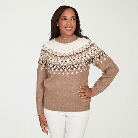 Click here for Alfred Dunner Vienna Womens Mock Neck Long Sleeve... prices