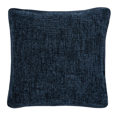 Click here for Basketweave Square Throw Pillow  One Size  Blue prices