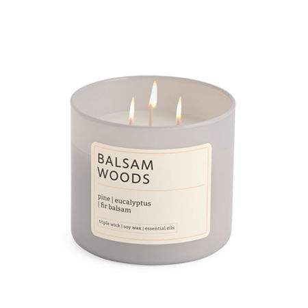 Click here for Distant Lands Balsam Woods 3-Wick Scented Jar Cand... prices
