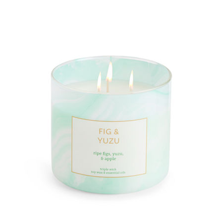 Click here for Distant Lands Fig & Yuzu 3-Wick Scented Jar Candle... prices